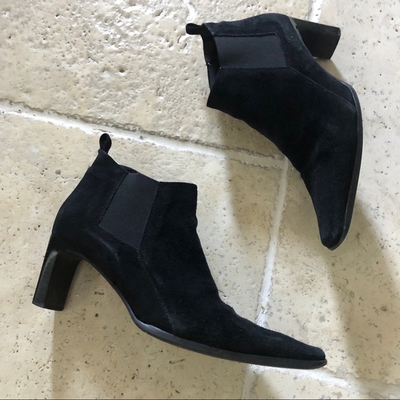 Vintage | Shoes | Vintage Velluta Italian Booties Suede Leather | Poshmark